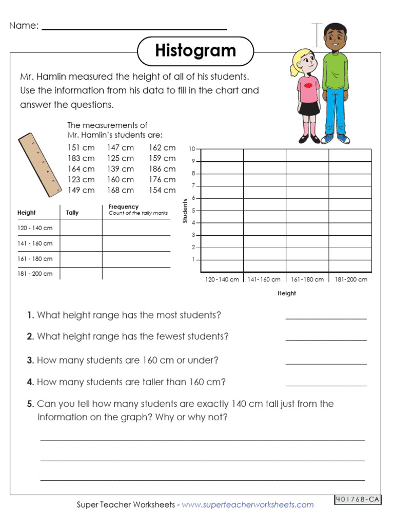 Student Height Histogram Analysis | PDF