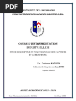 Cours Instrumentation - Mesure PDF | PDF | Métrologie | Science