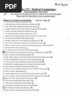 Medical Terminology Quiz Answers | PDF