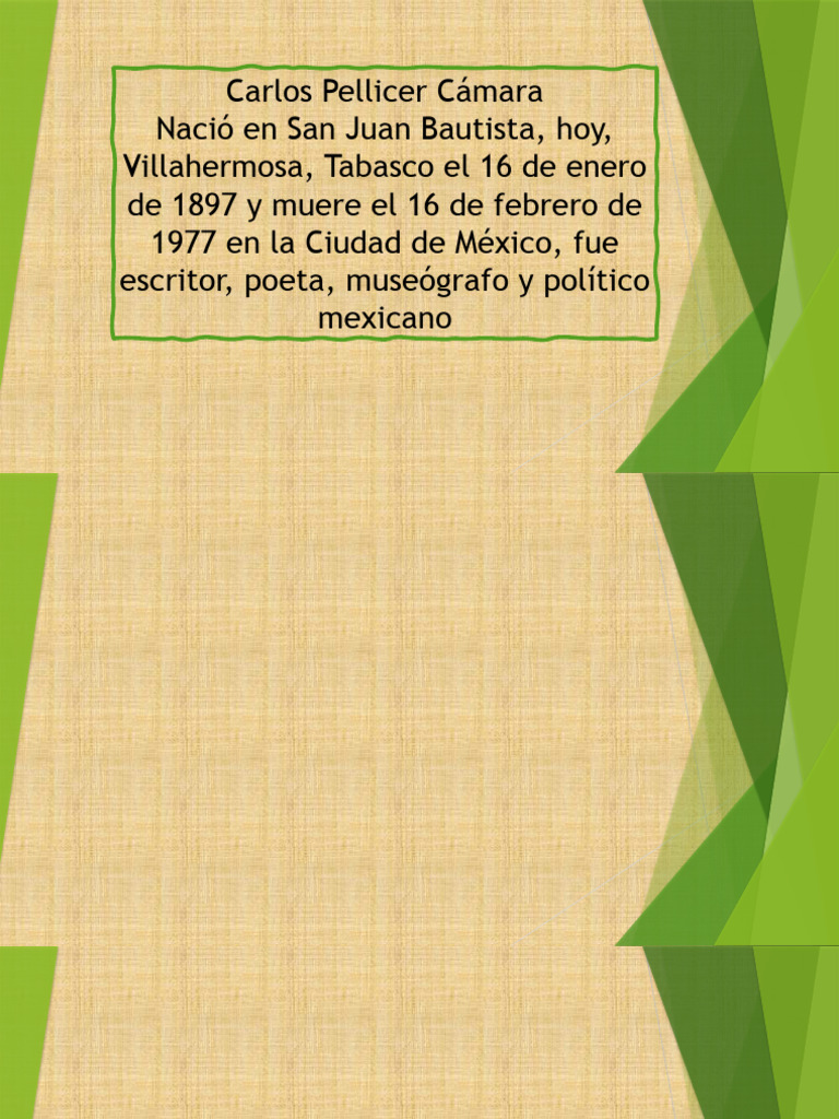 Carlos Pellicer Cámara | PDF