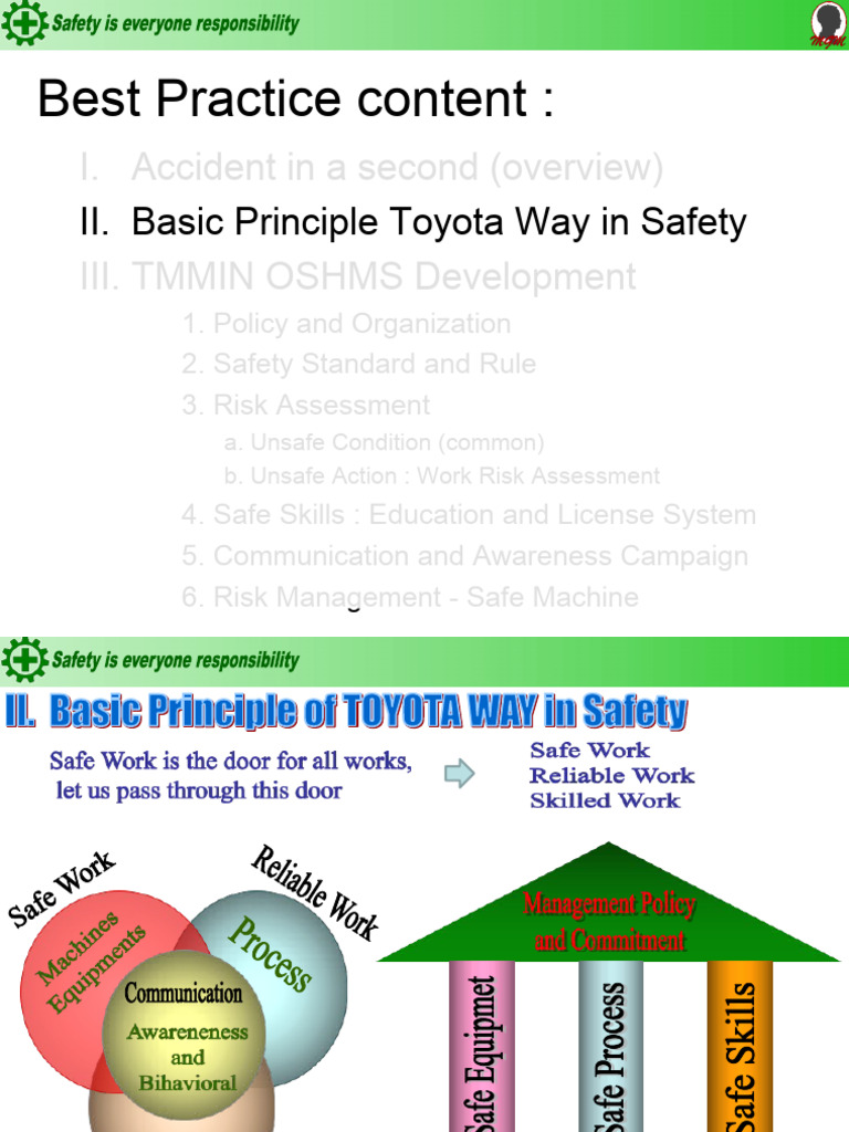 Toyota Way in Safety | PDF | Risk | Safety