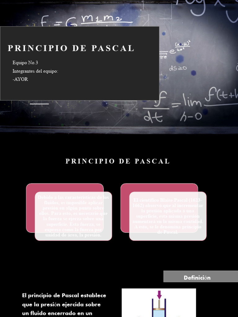 Principio de Pascal | PDF | Presión | Líquidos