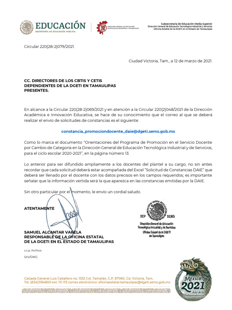 Circular No. 079 | PDF