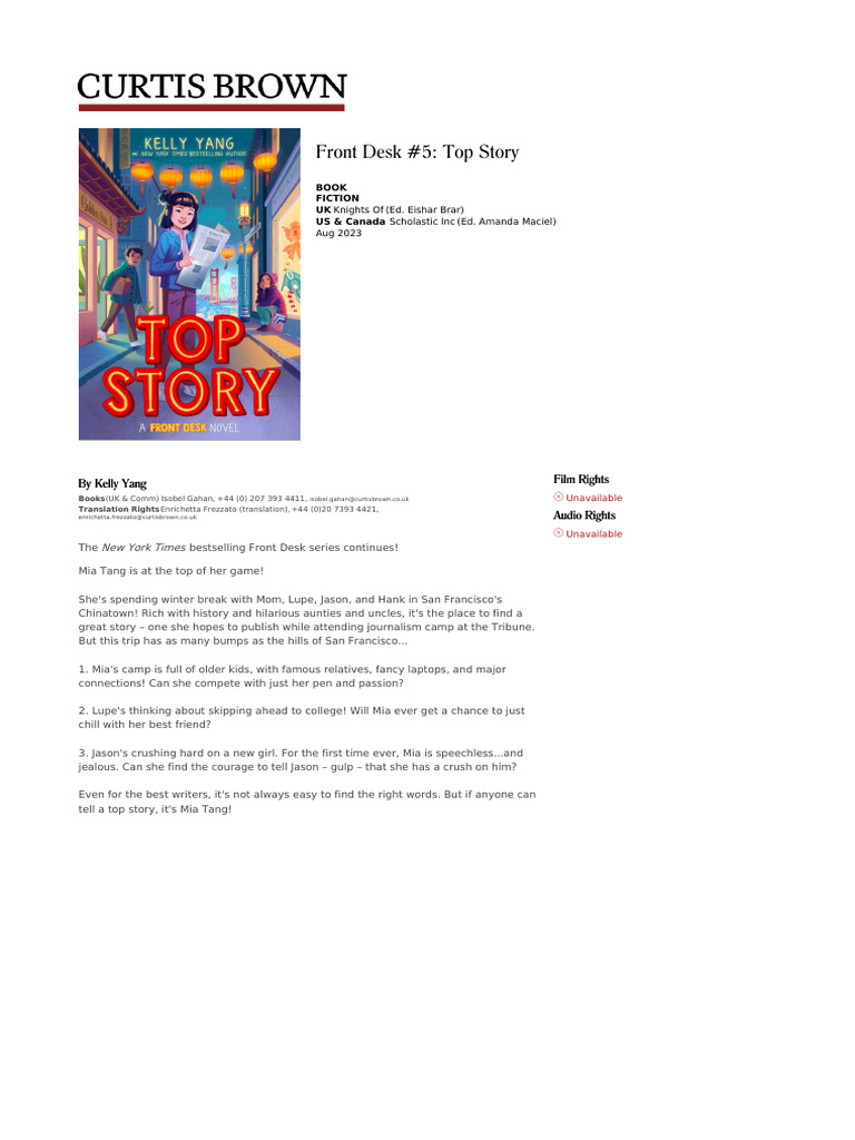 Front Desk #5 - Top Story | PDF