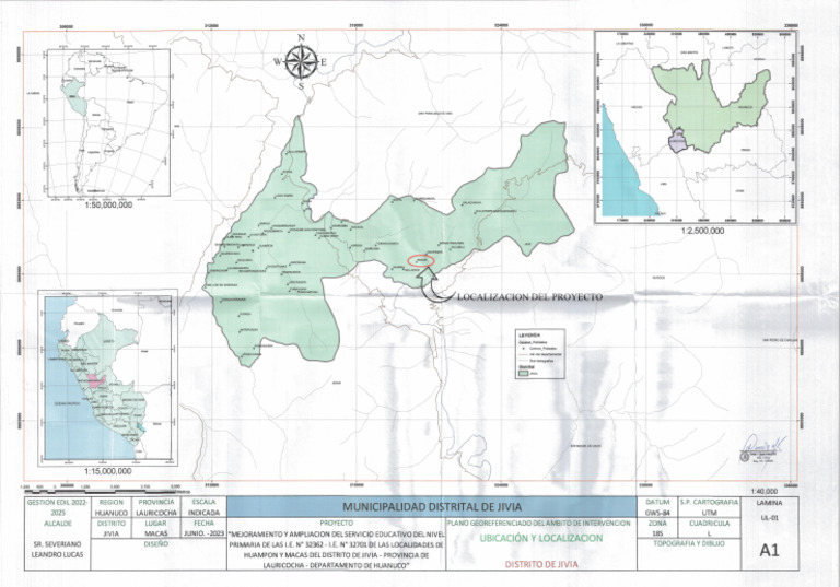 Plano de Ubicacion Macas | PDF