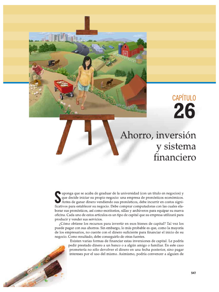 Mankiw Macroeconomía 2da Parte 26-Sistema Financiero | PDF