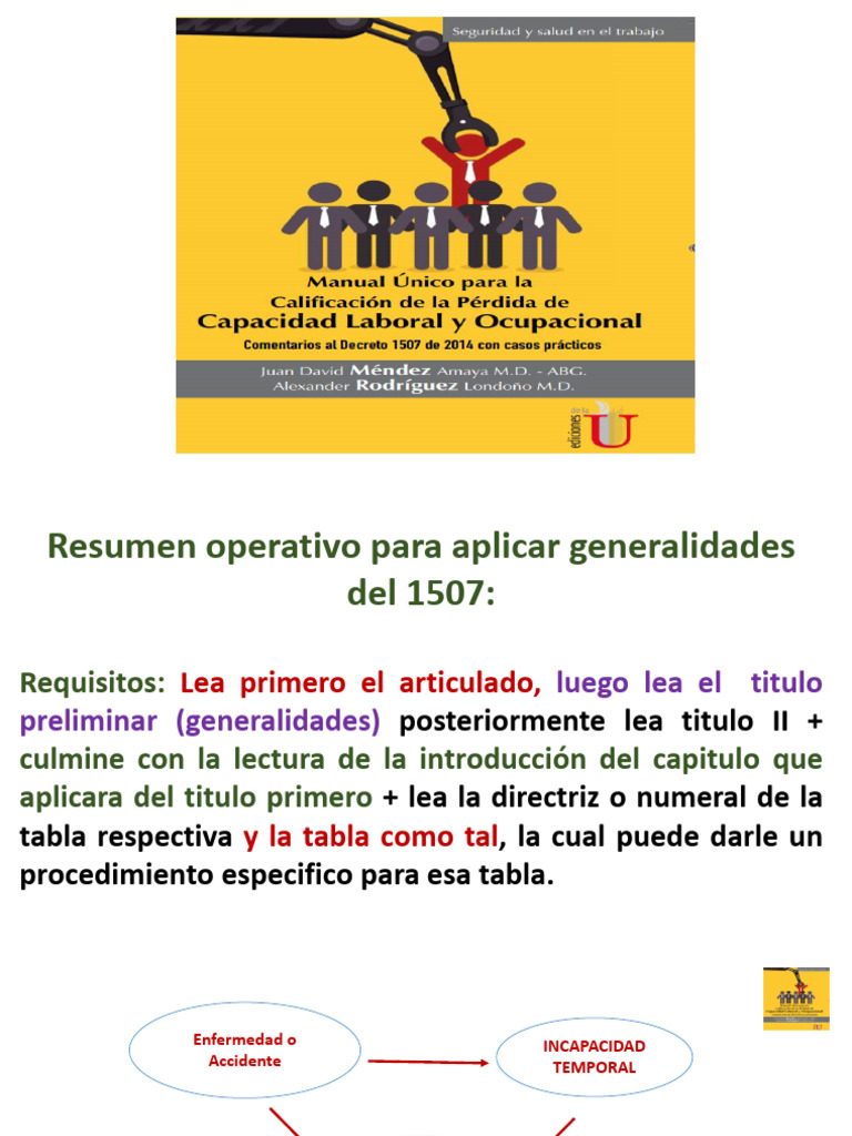Aplicacion General 1507 | PDF | Invalidez