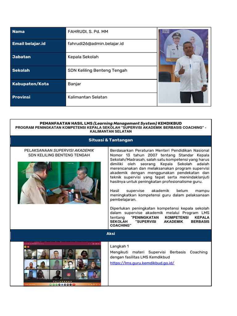 PEMANFAATAN HASIL LMS (Learning Management System) KEMDIKBUD | PDF