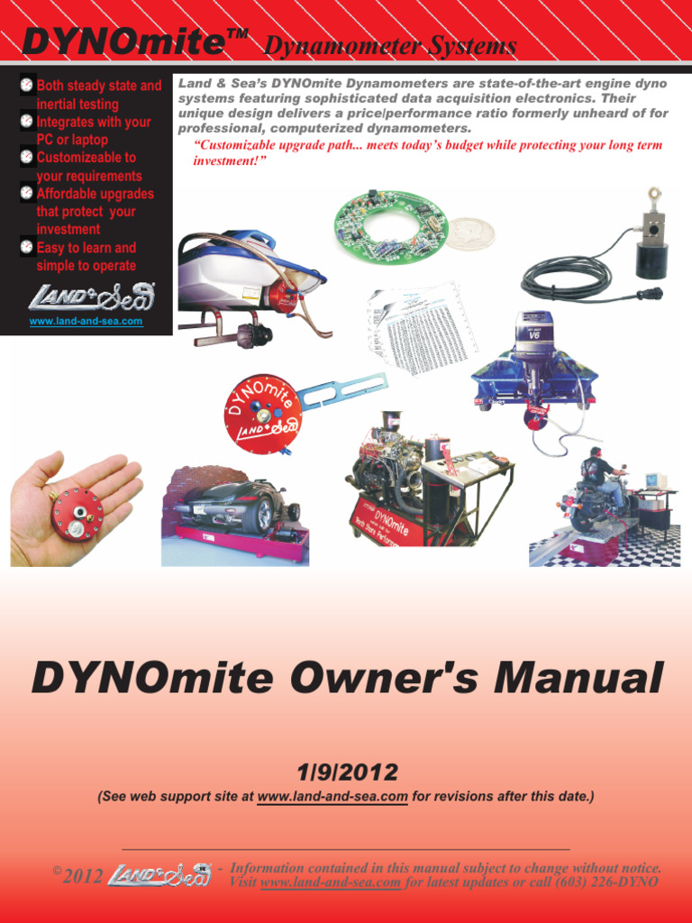 Dynomite Owners Manual | PDF | Pump | Mechanical Engineering