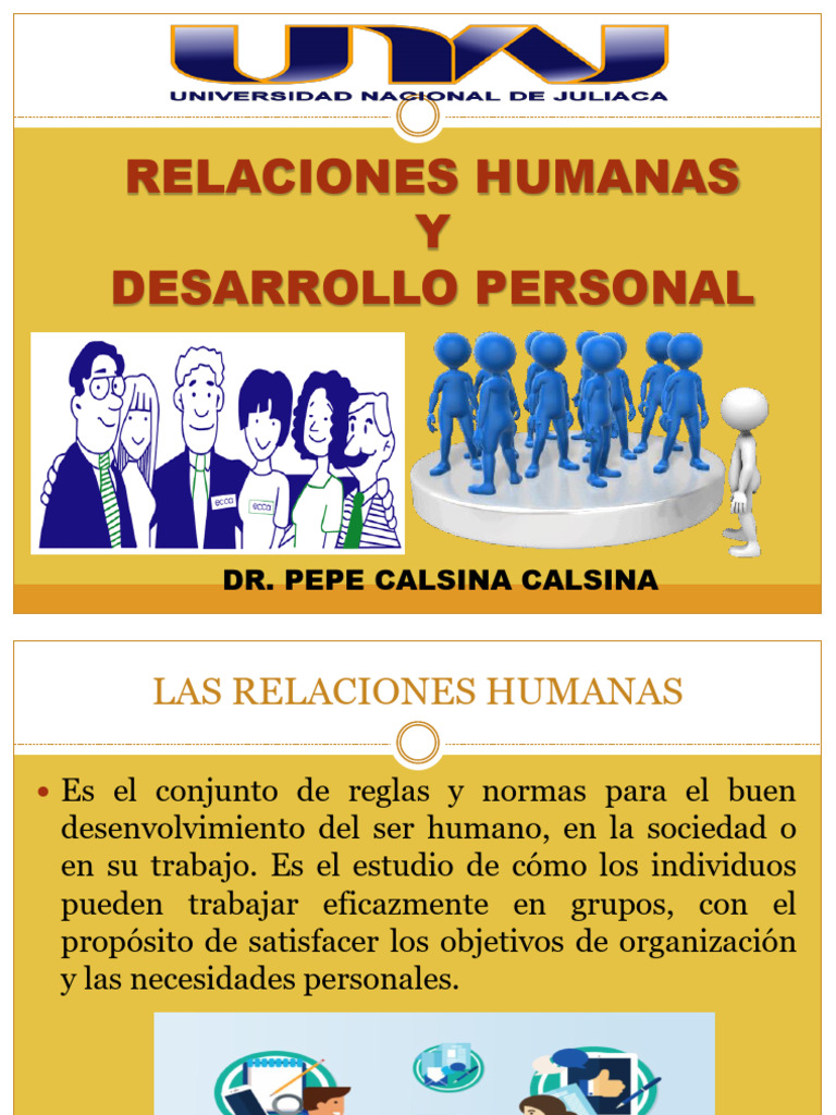 Relaciones Humanas y Desarrollo Personal | PDF | Socialización | Empatía