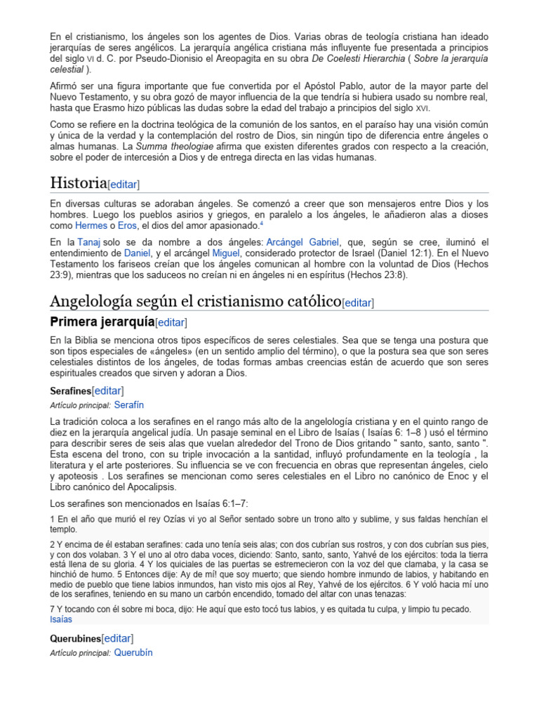 ANGELESEn El Cristianismo | PDF | Ángel | Creencia religiosa y doctrina