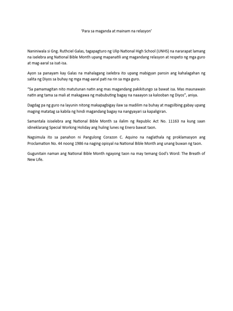 National-Bible-Month | PDF