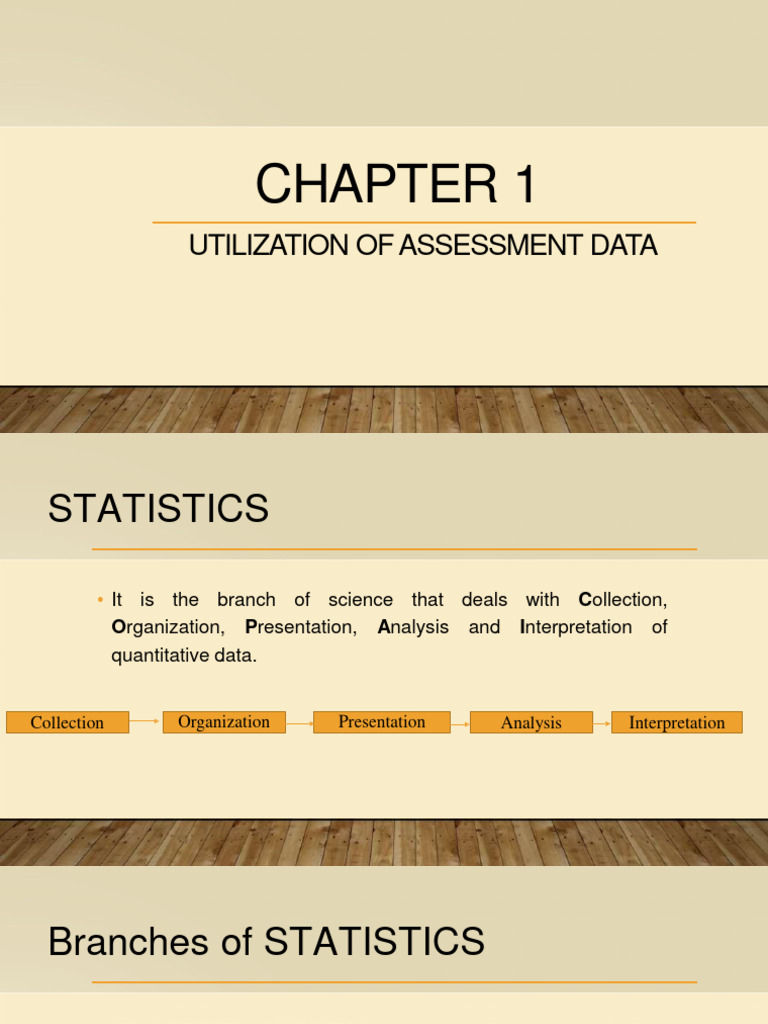 1 Chapter 1 Utilization of Assessment Data | PDF | Statistics | Mode ...