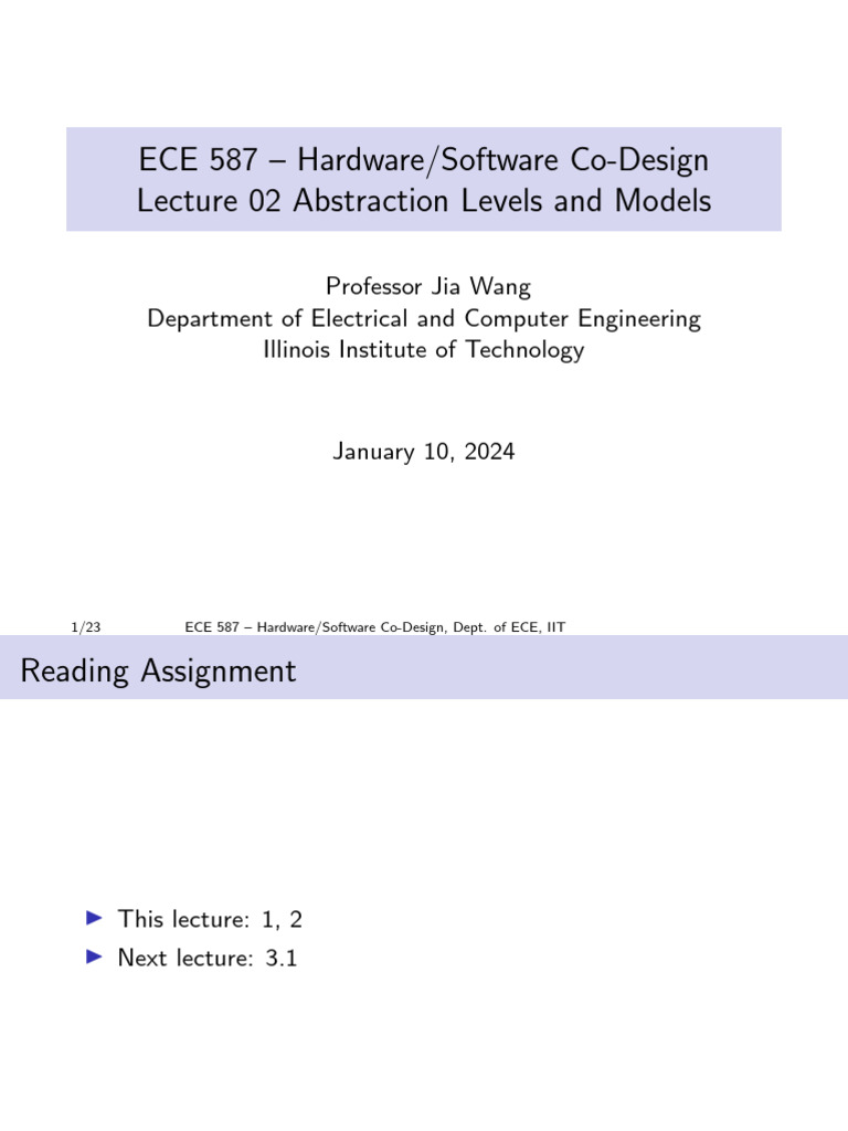 Ece587 Lec02 | PDF | System | Abstraction (Computer Science)