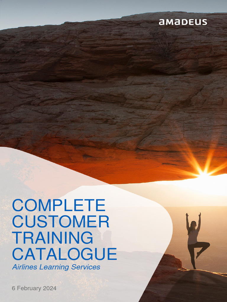 Amadeus Altéa Training Catalogue 2024 | PDF | Educational Technology ...