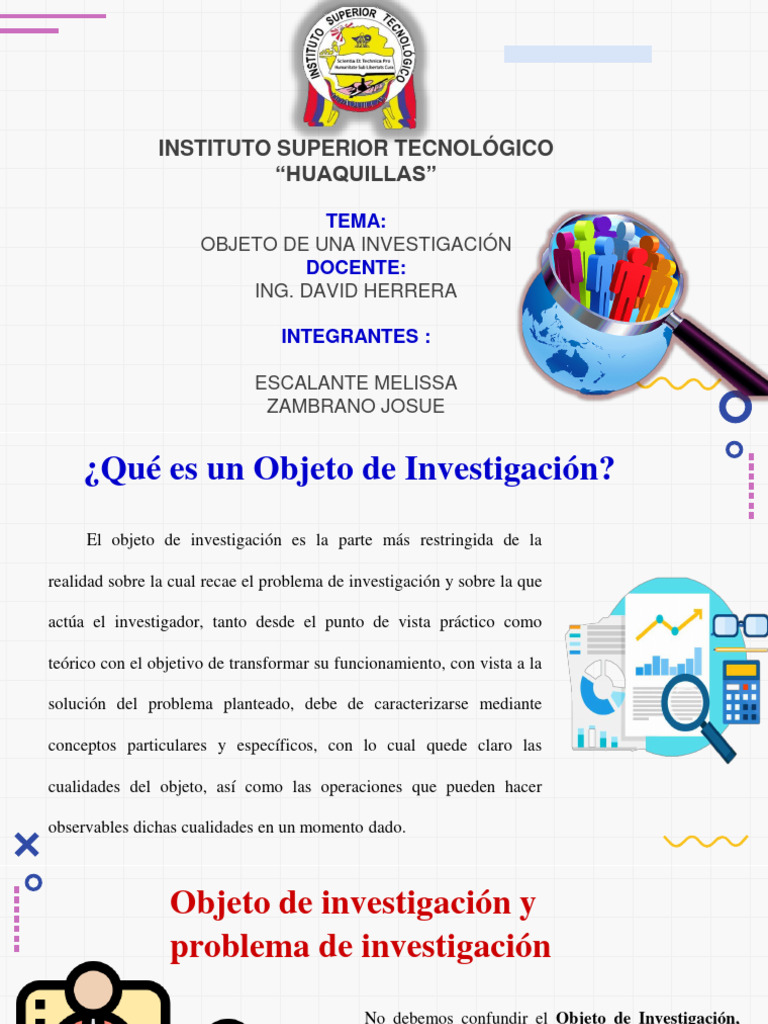 Definición y Características del Objeto de Investigación | PDF ...