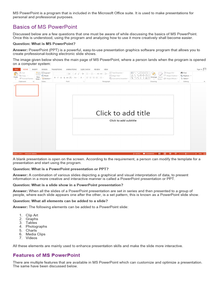 MS PowerPoint | PDF | Microsoft Power Point | Graphics MS PowerPoint | PDF | Microsoft Power Point | Graphics