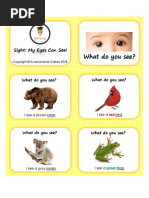 Brown Bear I SEE Pocket Chart Simple Sentences | PDF | Mystery ...