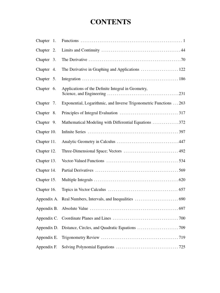 Toc | PDF | Geometry | Functions And Mappings