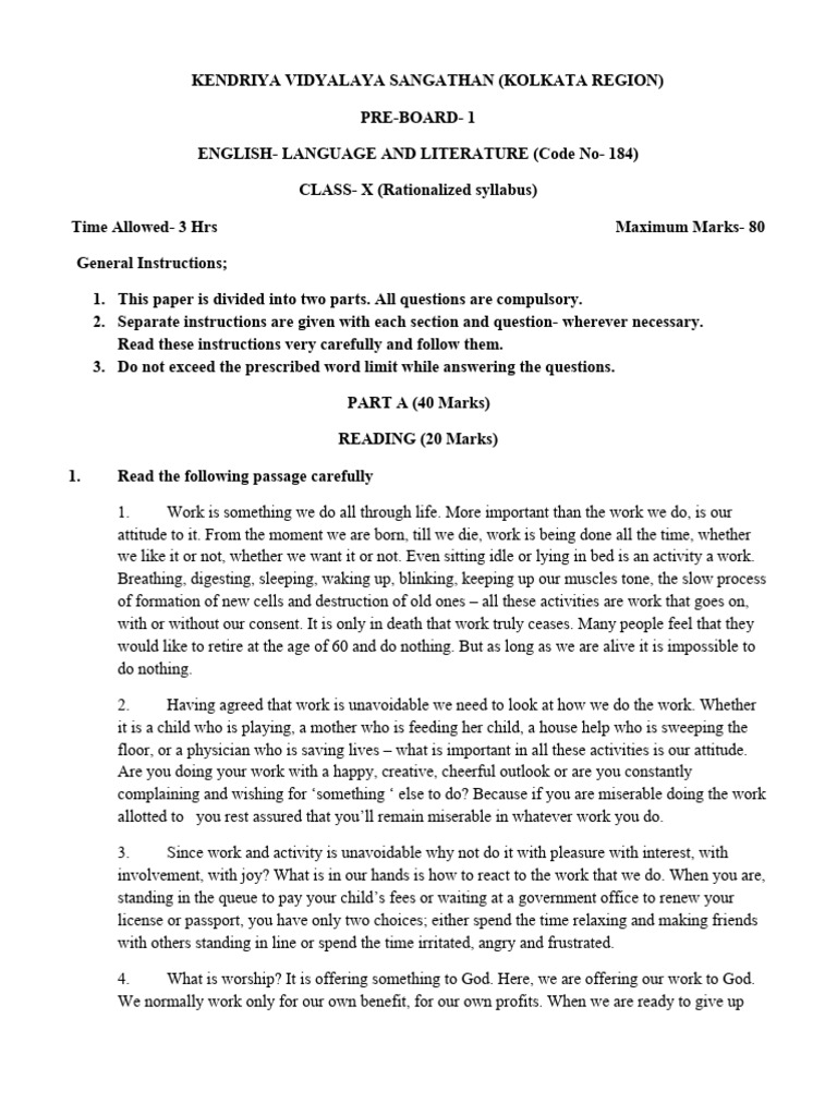 Class X Sample QP Set 3 - 0 | PDF | Circle | Triangle