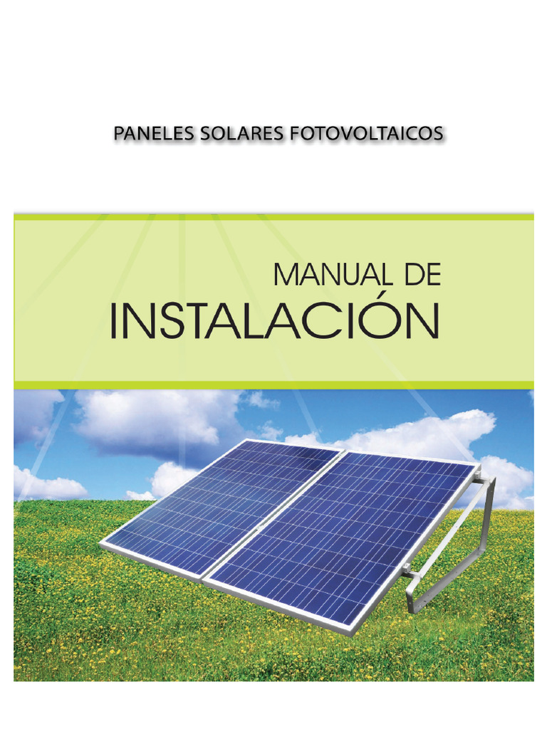 05 Manual Practico Instalacion de Paneles | PDF
