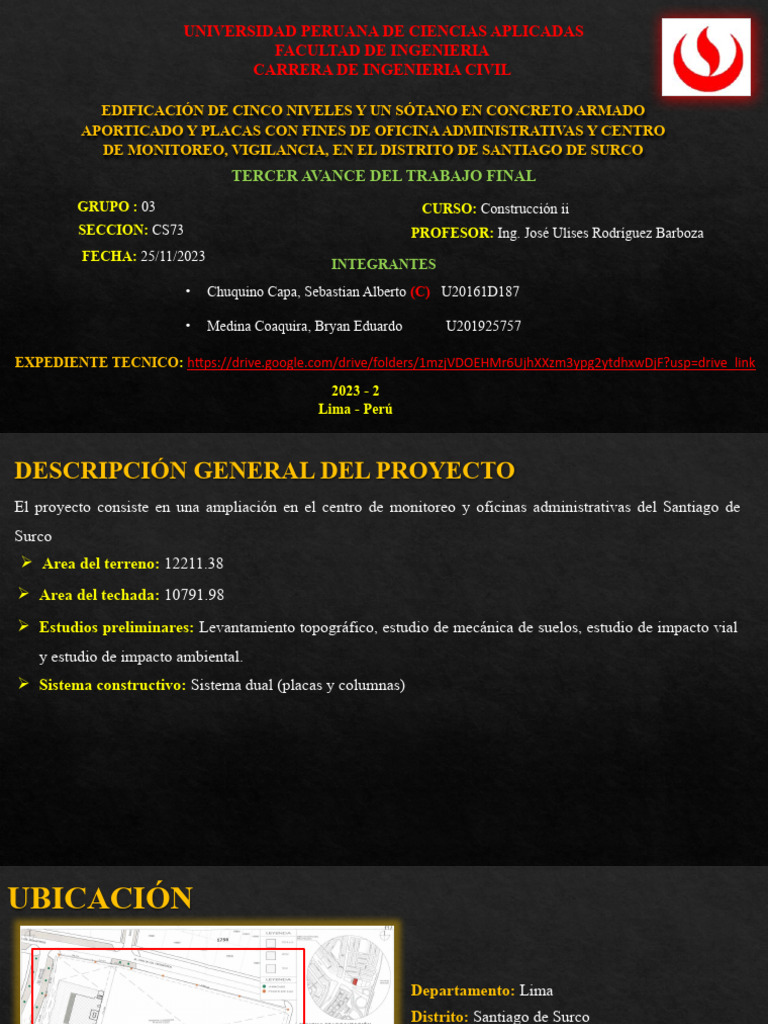 Avance 3 _ Construccion2 | PDF | Ingeniería | Ingeniero civil