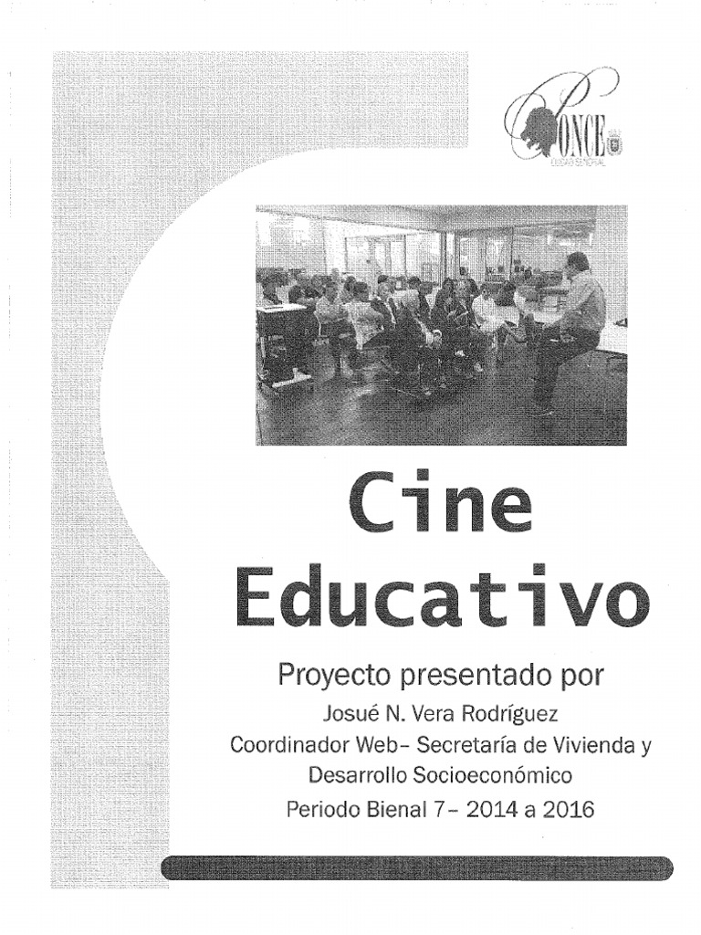 Proyecto Cine Educativo | PDF