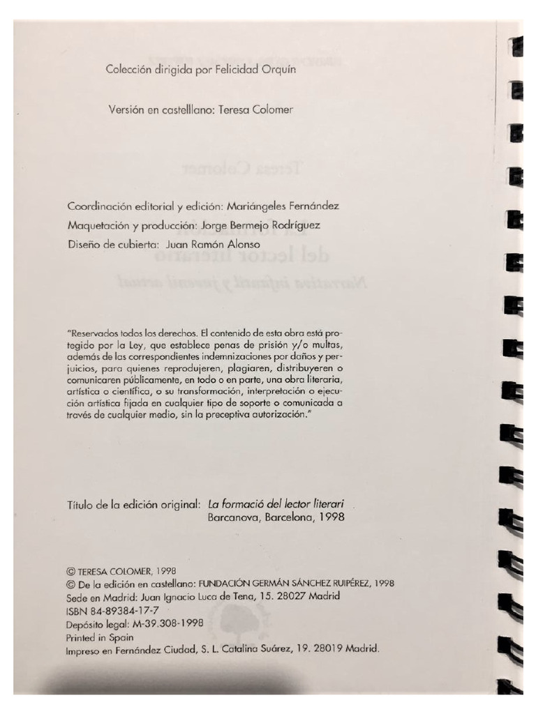 Colomer, 1998 | PDF