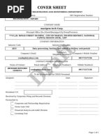 Gis Cover Sheet | PDF | Government Information | Government