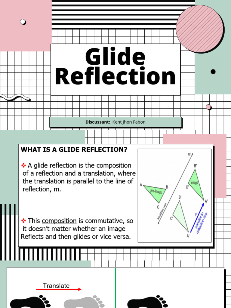 Glide Reflection | PDF | Cartesian Coordinate System | Mathematical Objects