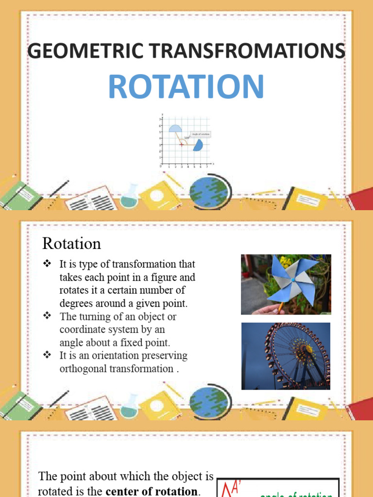 Rotation Geometry | Download Free PDF | Rotation | Angle