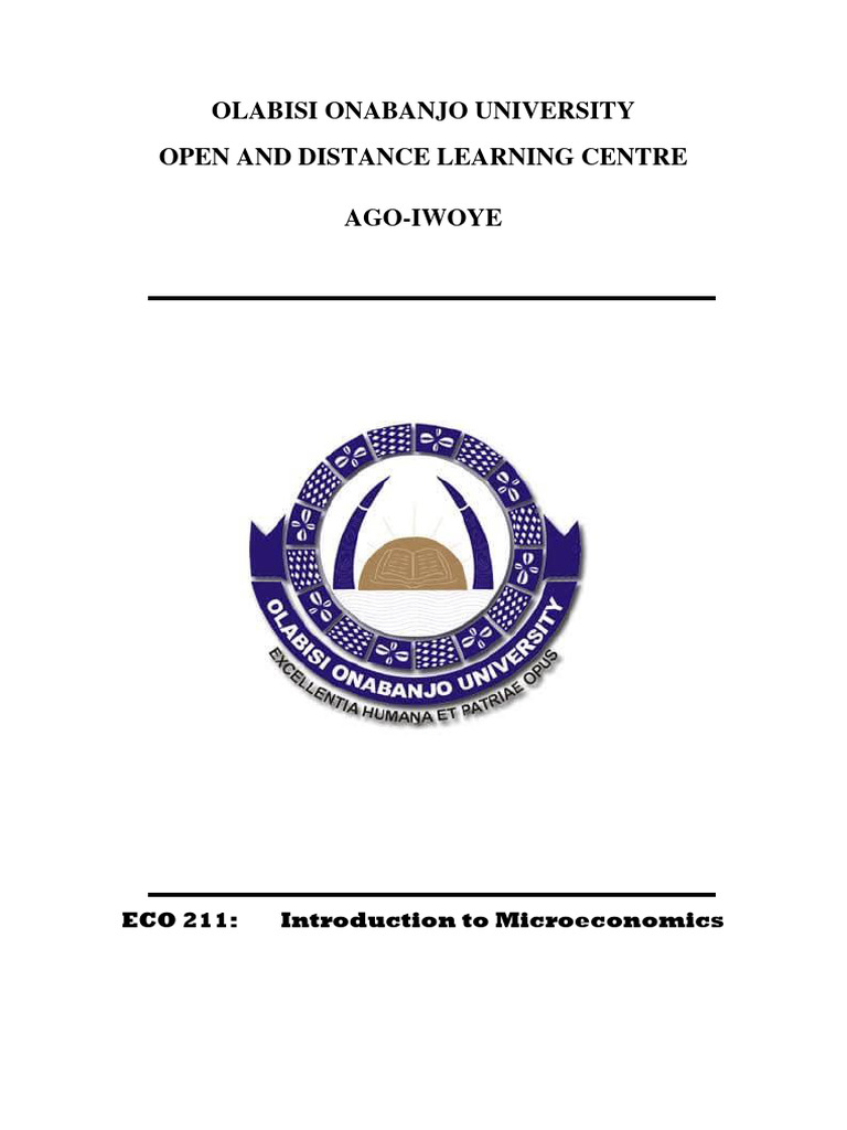 Eco 211 | PDF | Microeconomics | Macroeconomics