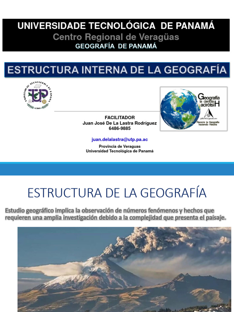 Estructura de la Geografia | PDF | Geografía | Observación