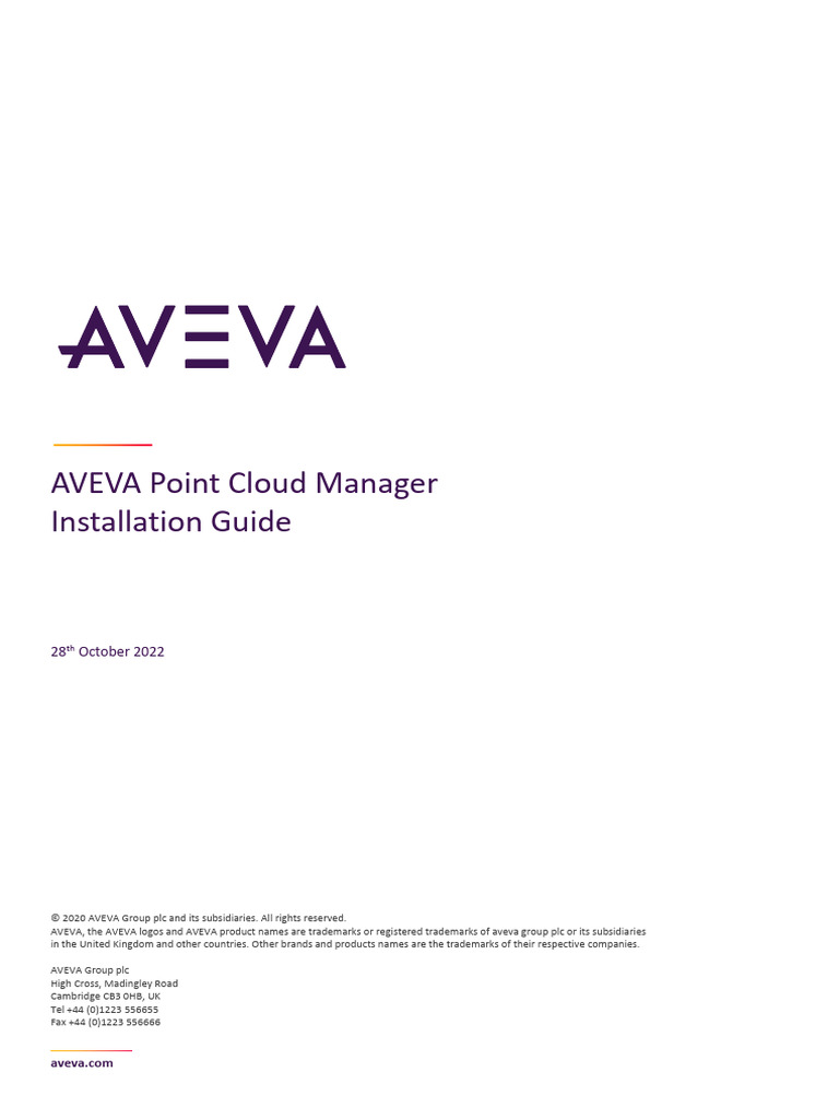 Aveva Point Cloud Manager Installation Guide Pdf Installation Computer Programs Icon