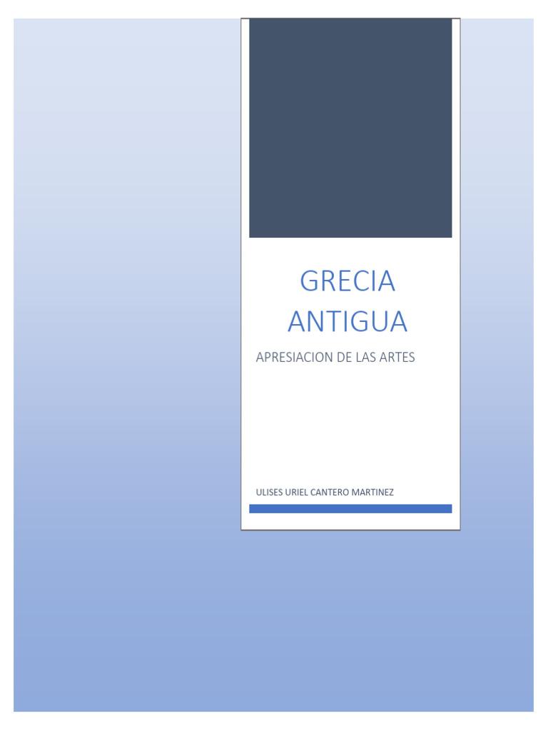 La Grecia Antigua | PDF | Antigua Grecia | Grecia