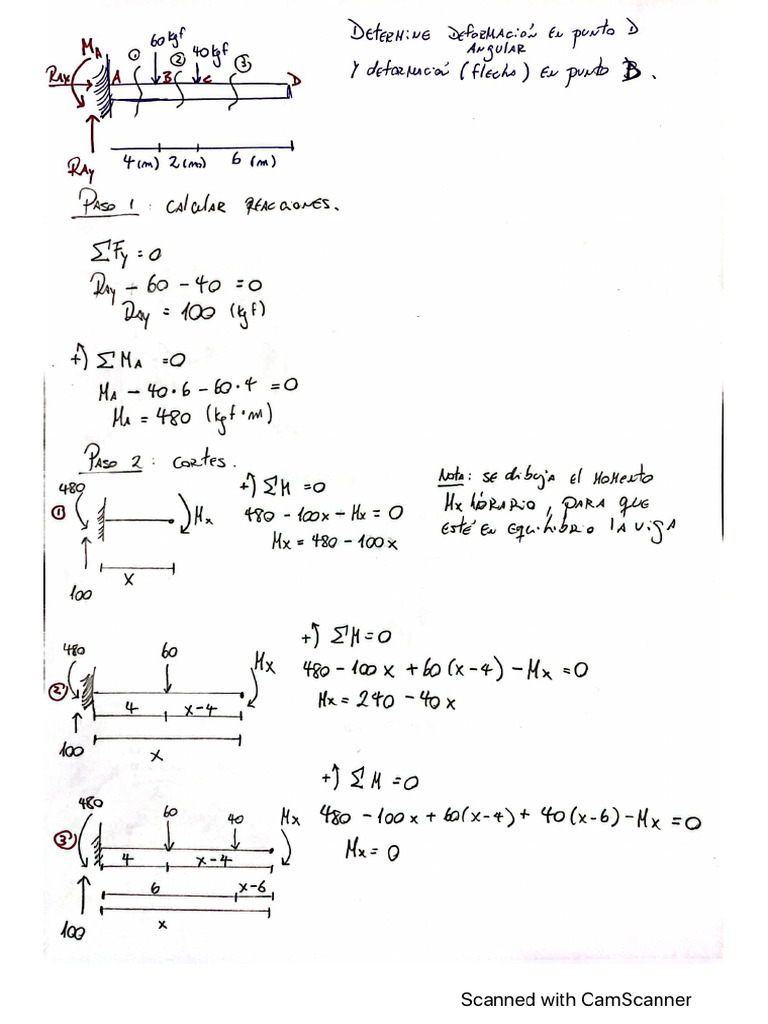 Ejercicio 1 Deformación Angular | PDF