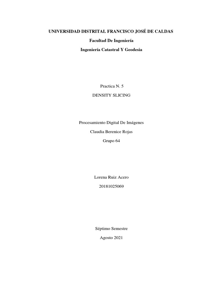 Density Slicing | PDF | Color