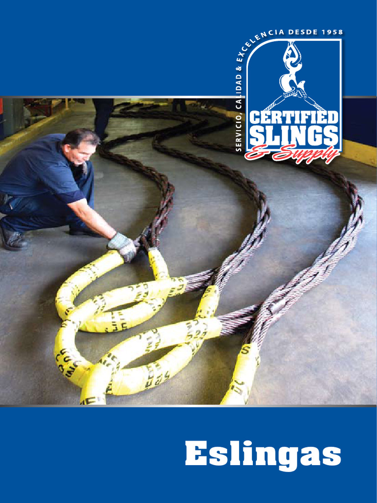 2-Eslinga Sintética Plana | PDF | Sustancias químicas | Materiales