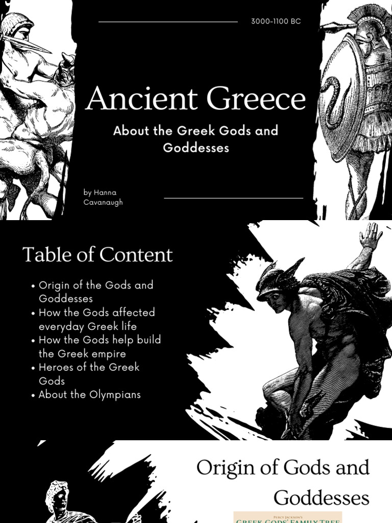 Greek Gods and Their Influence | PDF | Greek Mythology | Twelve Olympians