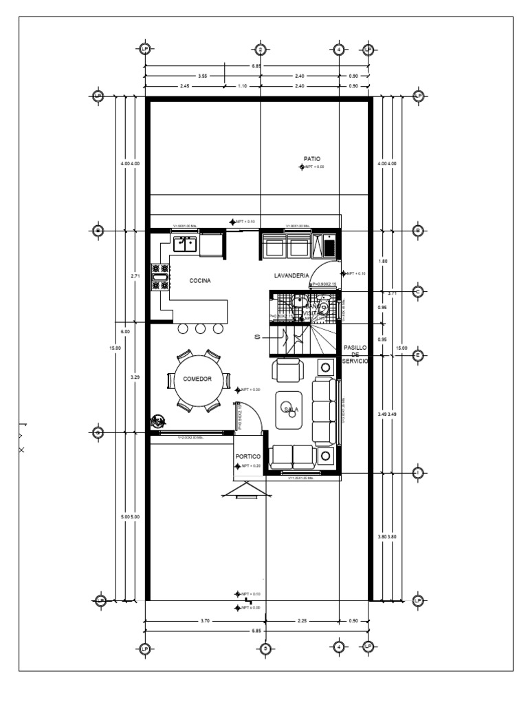 Architectural Floor Plan Dimensions | PDF
