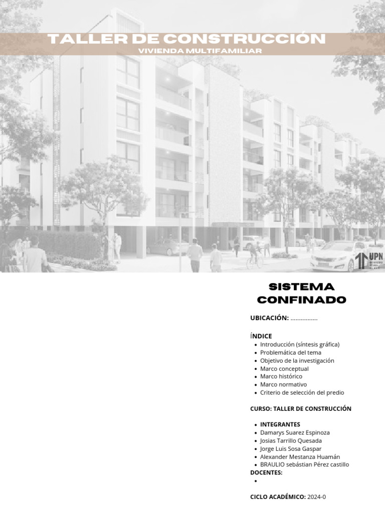 T2 Grupo 1 Multifamiliar PDF | PDF | Hormigón | Acero