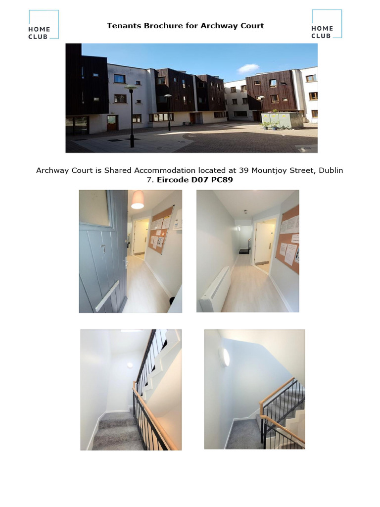 Archway Court Student Accommodation Guide | PDF | Leasehold Estate ...