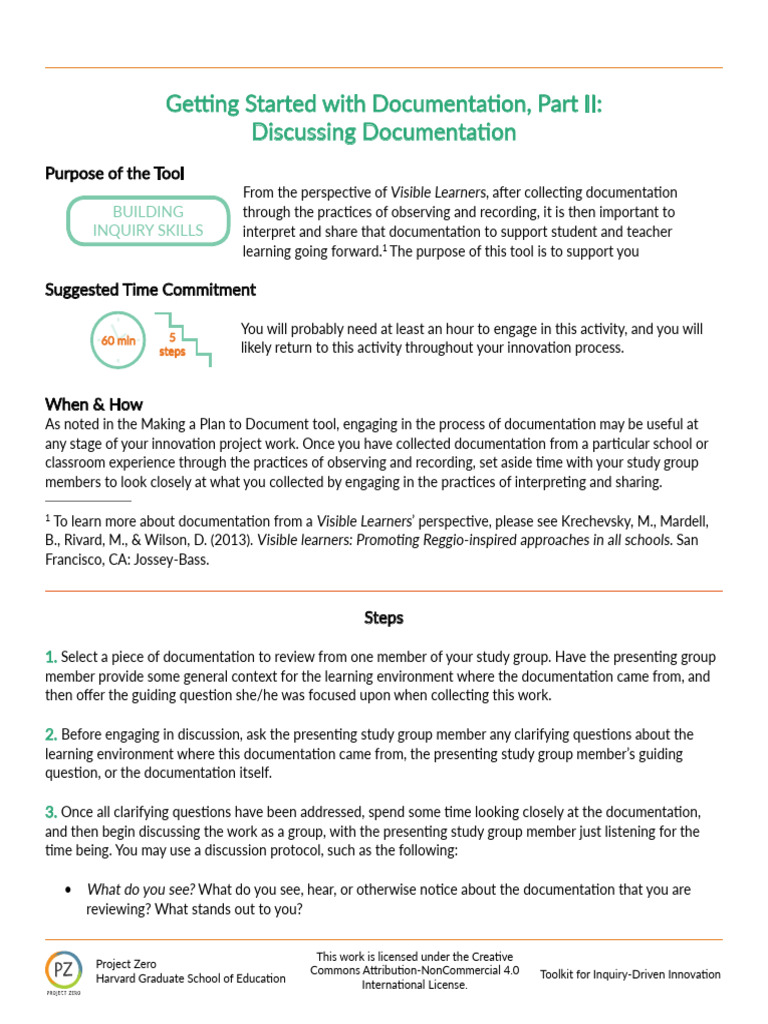 CCI Documentation_PartII | PDF | Learning | Teachers