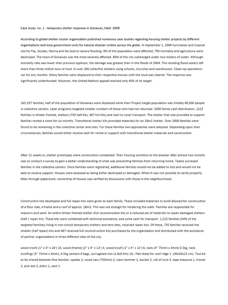 Architectural Problem Based Case Studies | PDF