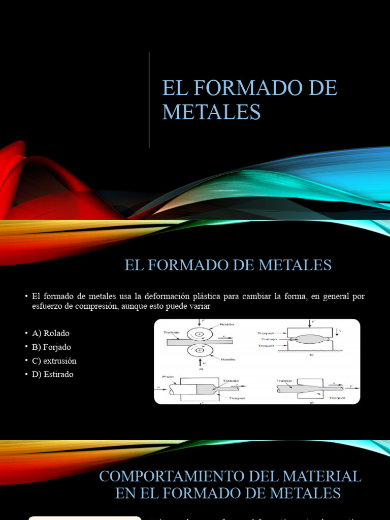 Conformado y Doblado | PDF | Deformación (ingeniería) | Rieles