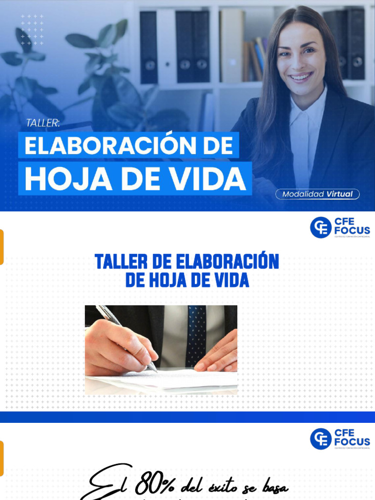 Taller de Elaboracion de HV | PDF
