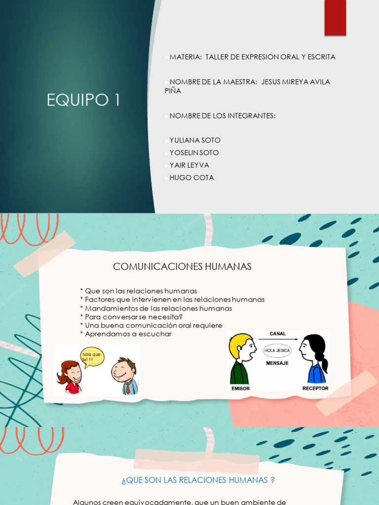 TALLER DE EXPRESION ORAL Y ESCRITA | PDF | Comunicación