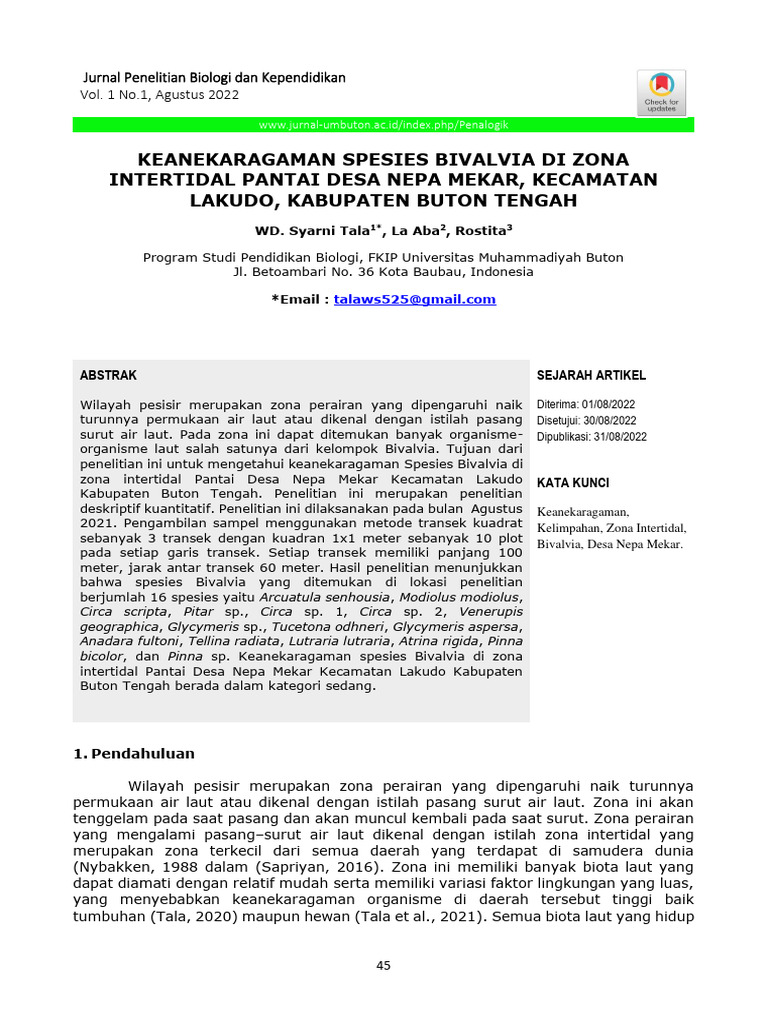 Fahmil01, Jurnal Syarni La Aba Rostita | PDF