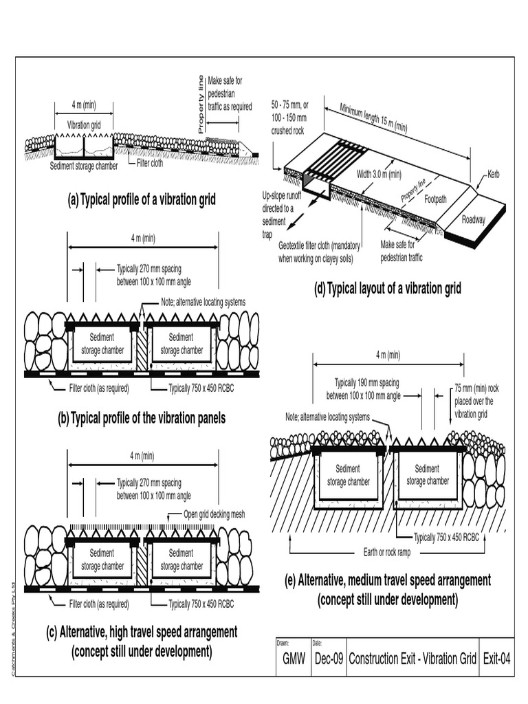 Vibration Grid Construction Guidelines | PDF | Earth Sciences ...