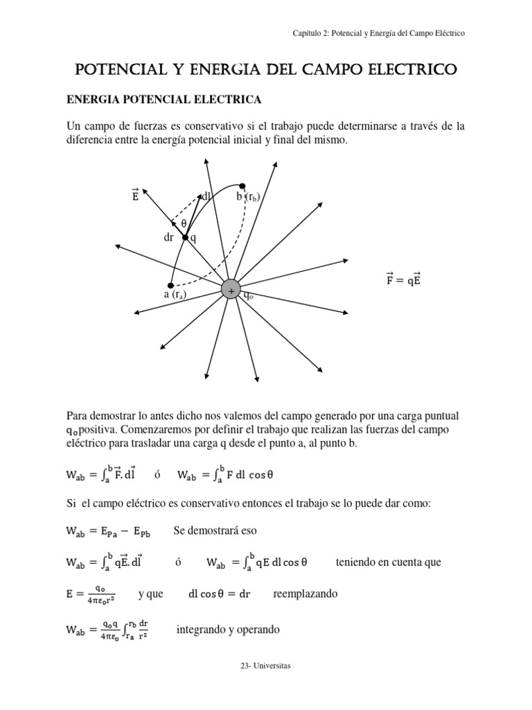 Capitulo 2 - FII Apuntes de Clase UNC | PDF | Campo eléctrico ...